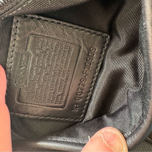 Coach | Bags | Genuine Coach Black Leather Shoulder Soho Bag Y2k ...